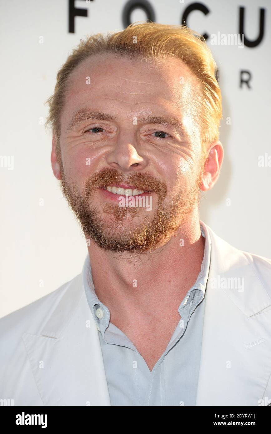 Simon Pegg arrives at the premiere of Focus Features' 'The World's End ...