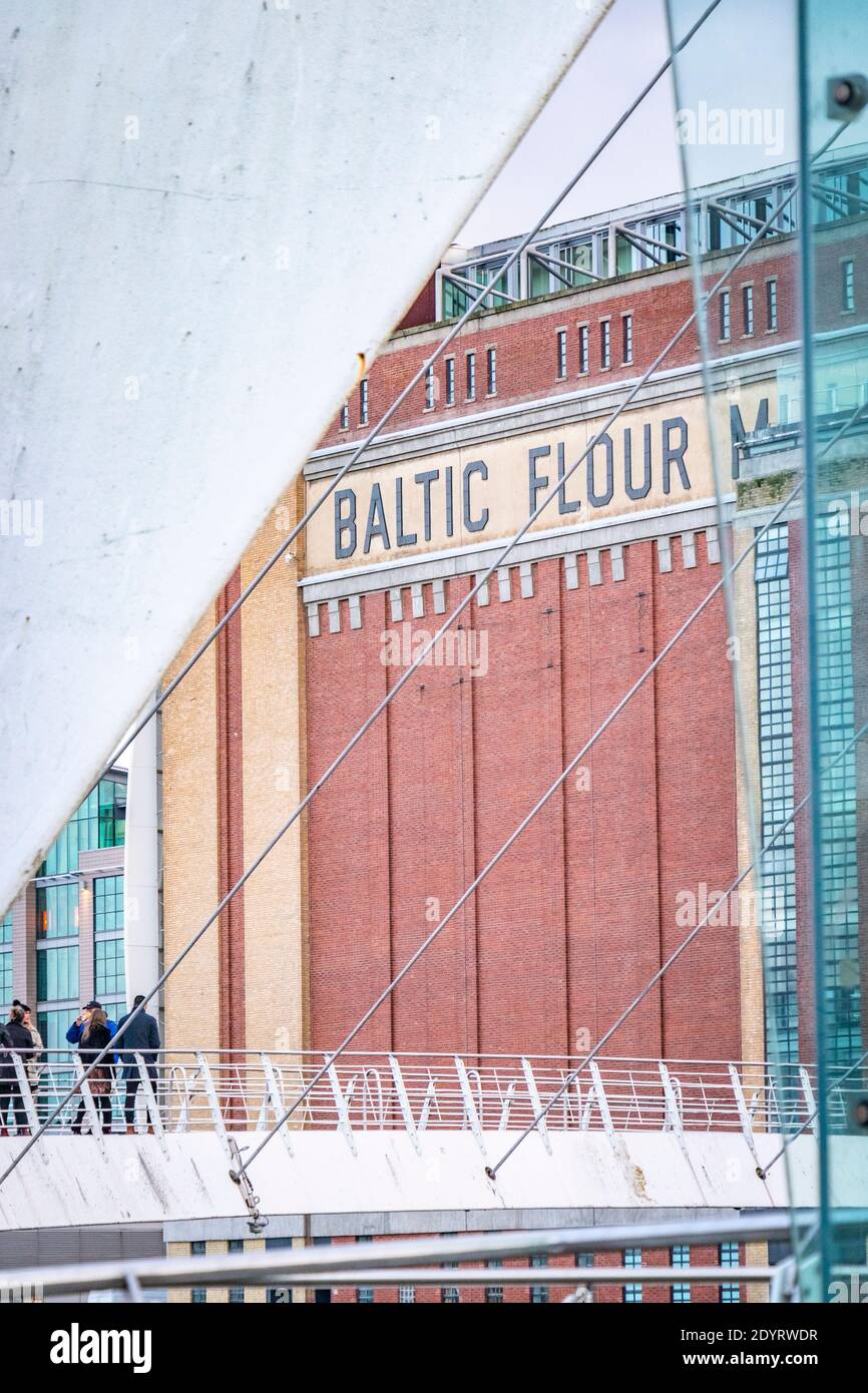 Baltic flour mill art gallery in Gateshead Tyne & Wear Stock Photo - Alamy
