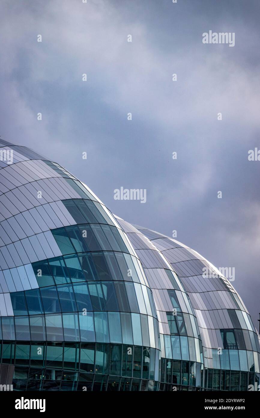 abstract detail of curved glass facade Sage concert hall aka the ...