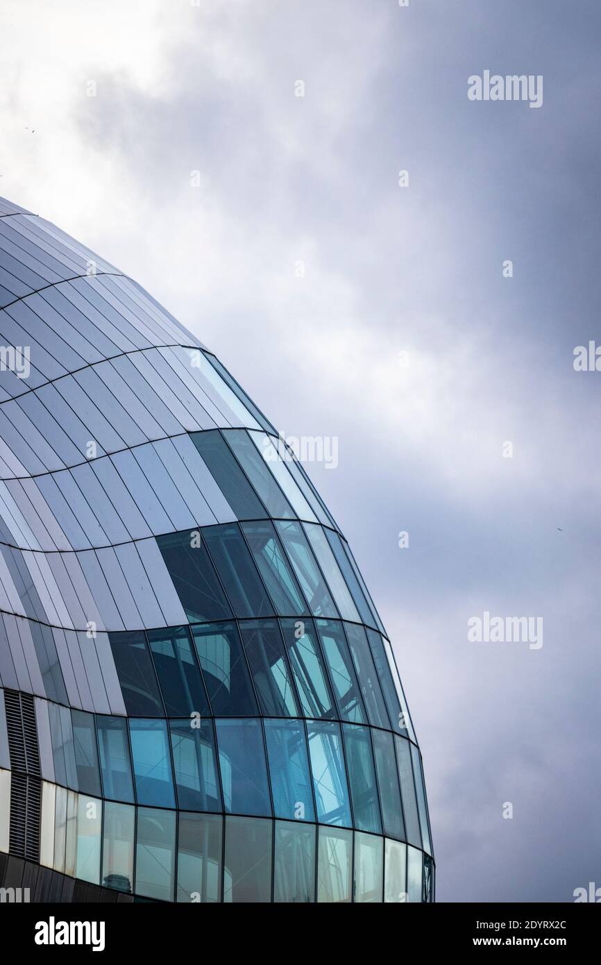 abstract detail of curved glass facade Sage concert hall aka the ...