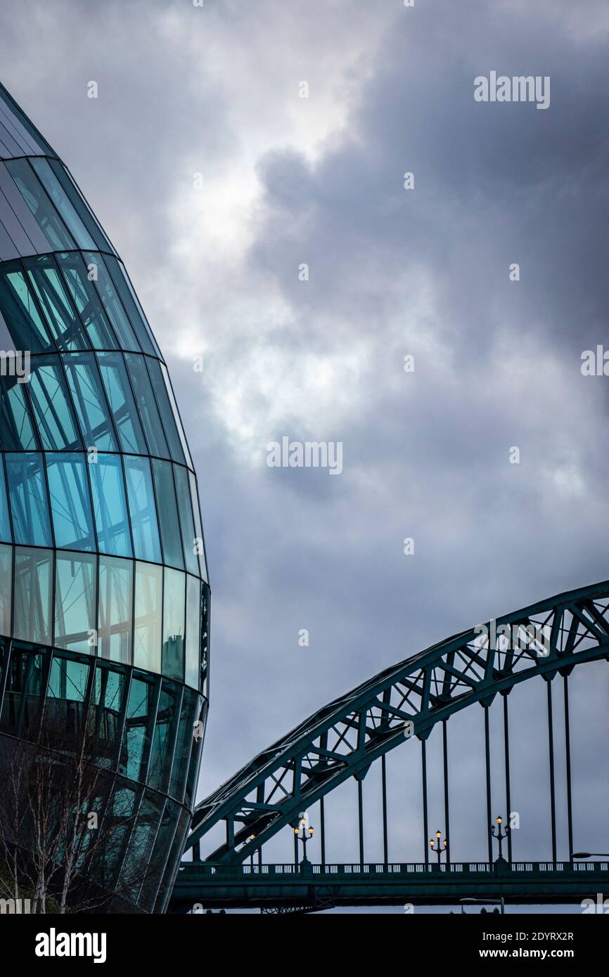 Sage concert hall AKA the glasshouse in front of the Tyne Bridge ...