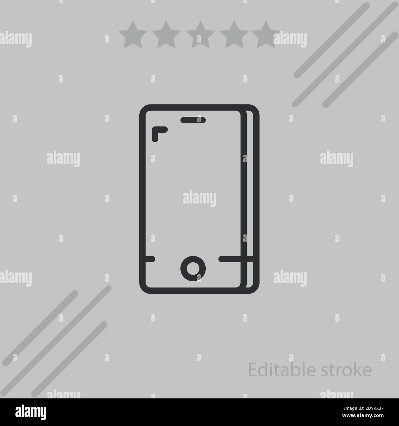 iphone vector icon modern simple vector illustration Stock Vector Image ...