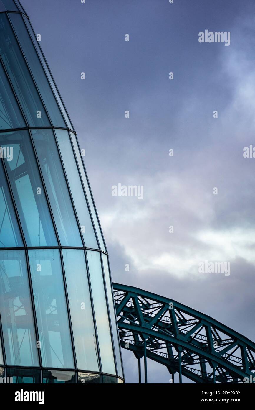 Sage concert hall AKA the glasshouse in front of the Tyne Bridge ...