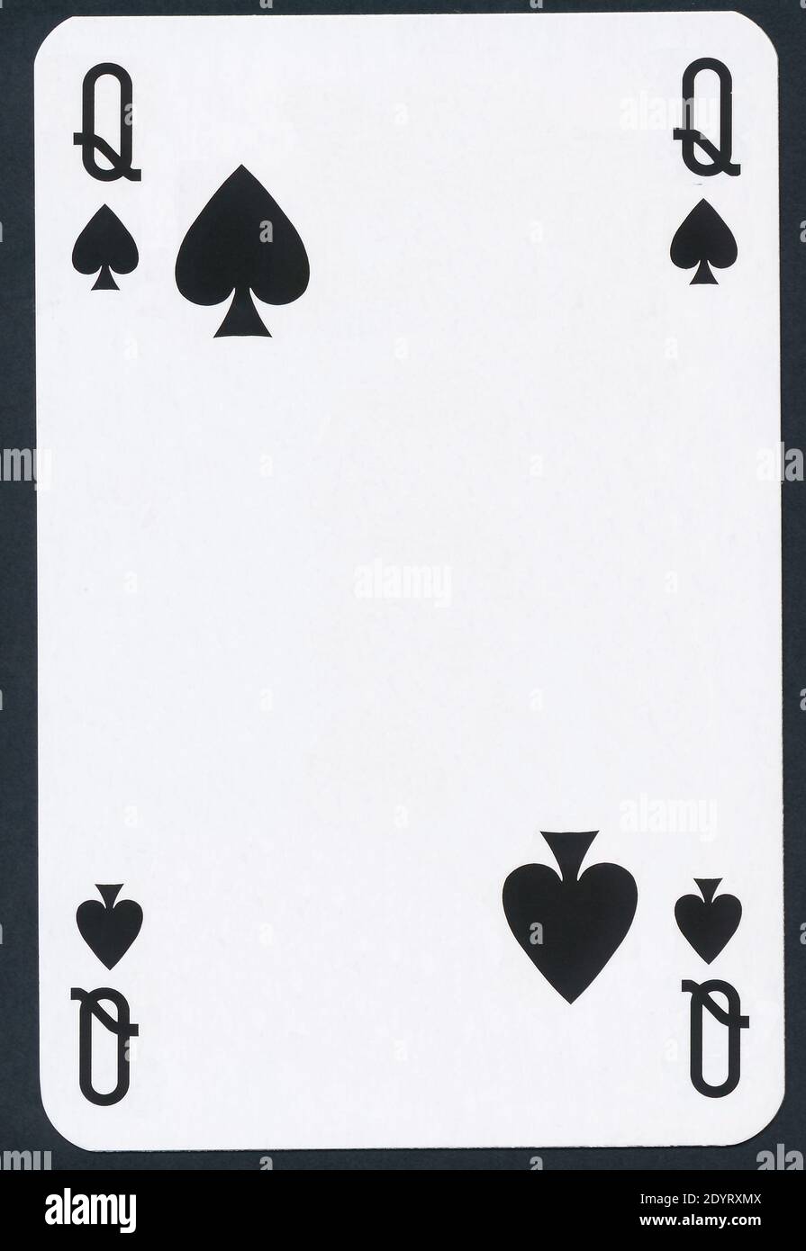 Playing cards of Spades suit isolated on black background - High ...
