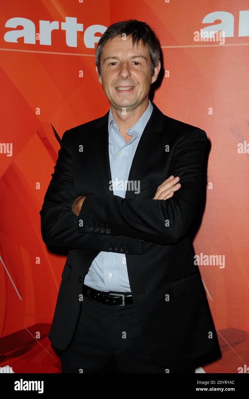 Anthony Bellanger attending the Arte annual press conference at Elysee ...