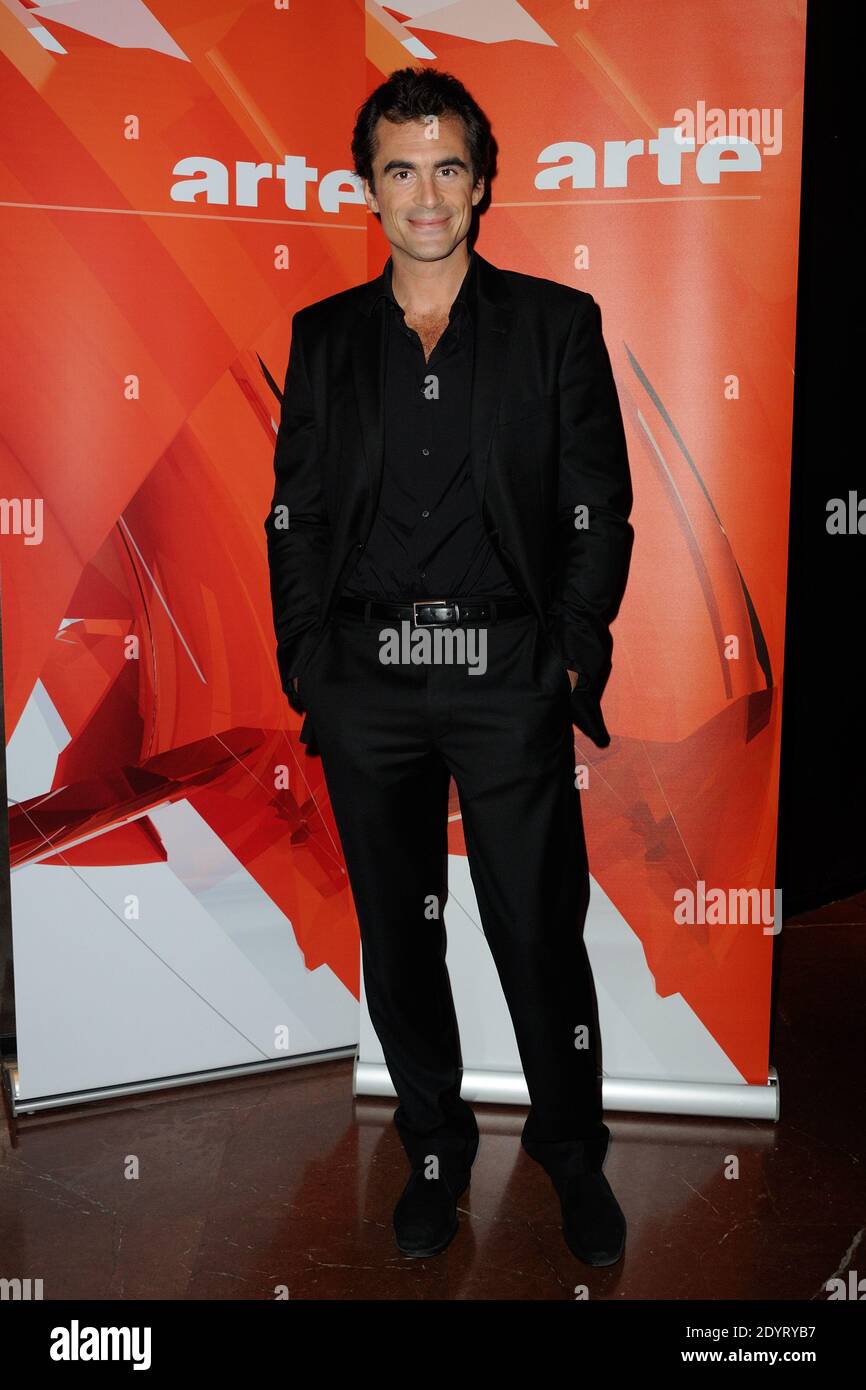 Raphael Enthoven attending the Arte annual press conference at Elysee ...