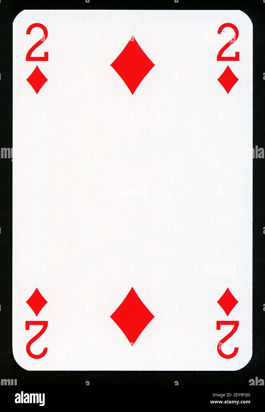 Playing cards of Diamonds suit isolated on black background - High ...