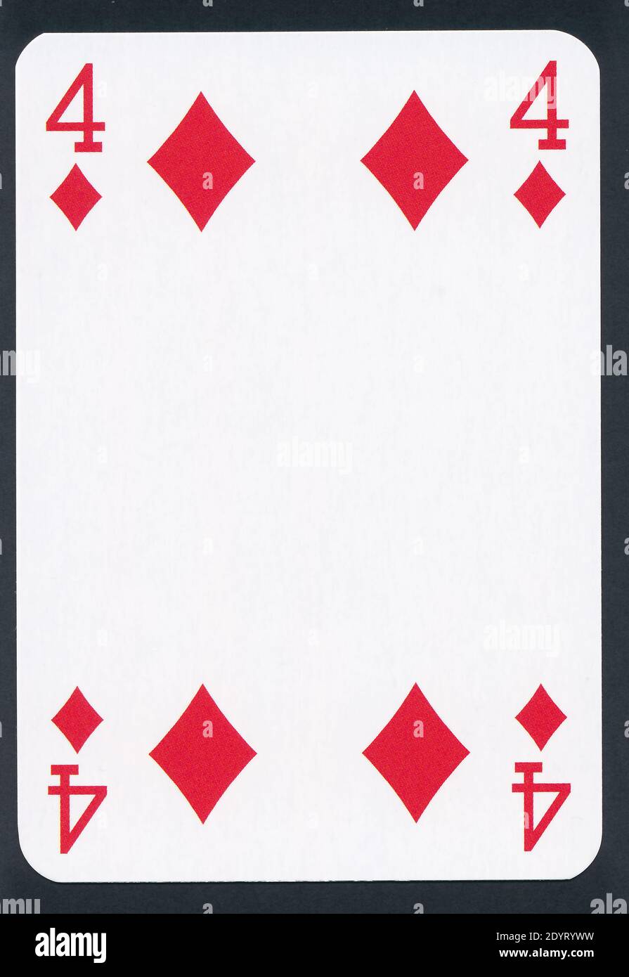 Playing cards of Diamonds suit isolated on black background - High ...