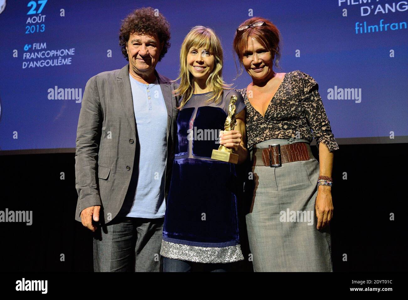 Louise Archambault is awarded for 'Gabrielle' during the closing ...