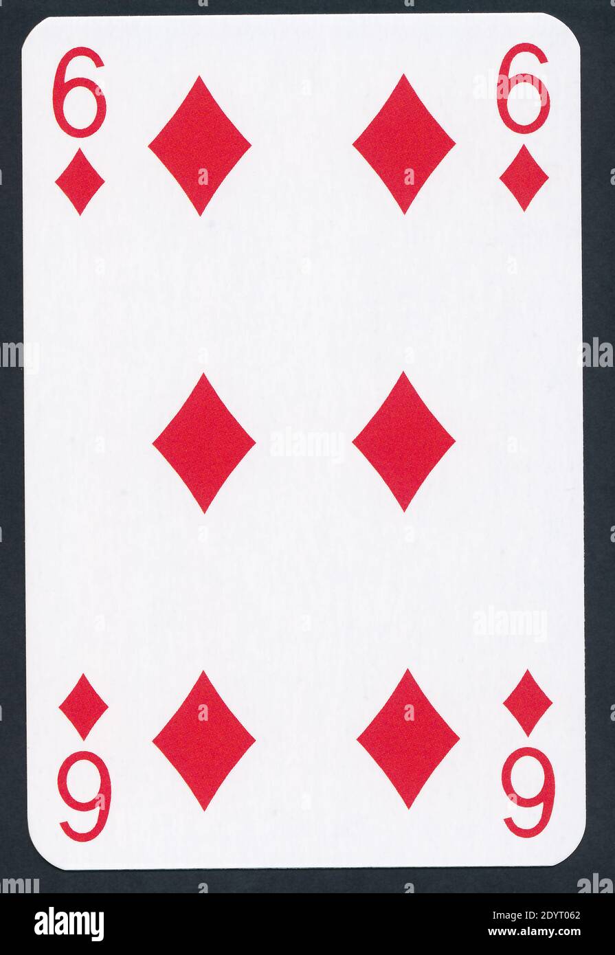 Playing cards of Diamonds suit isolated on black background - High ...