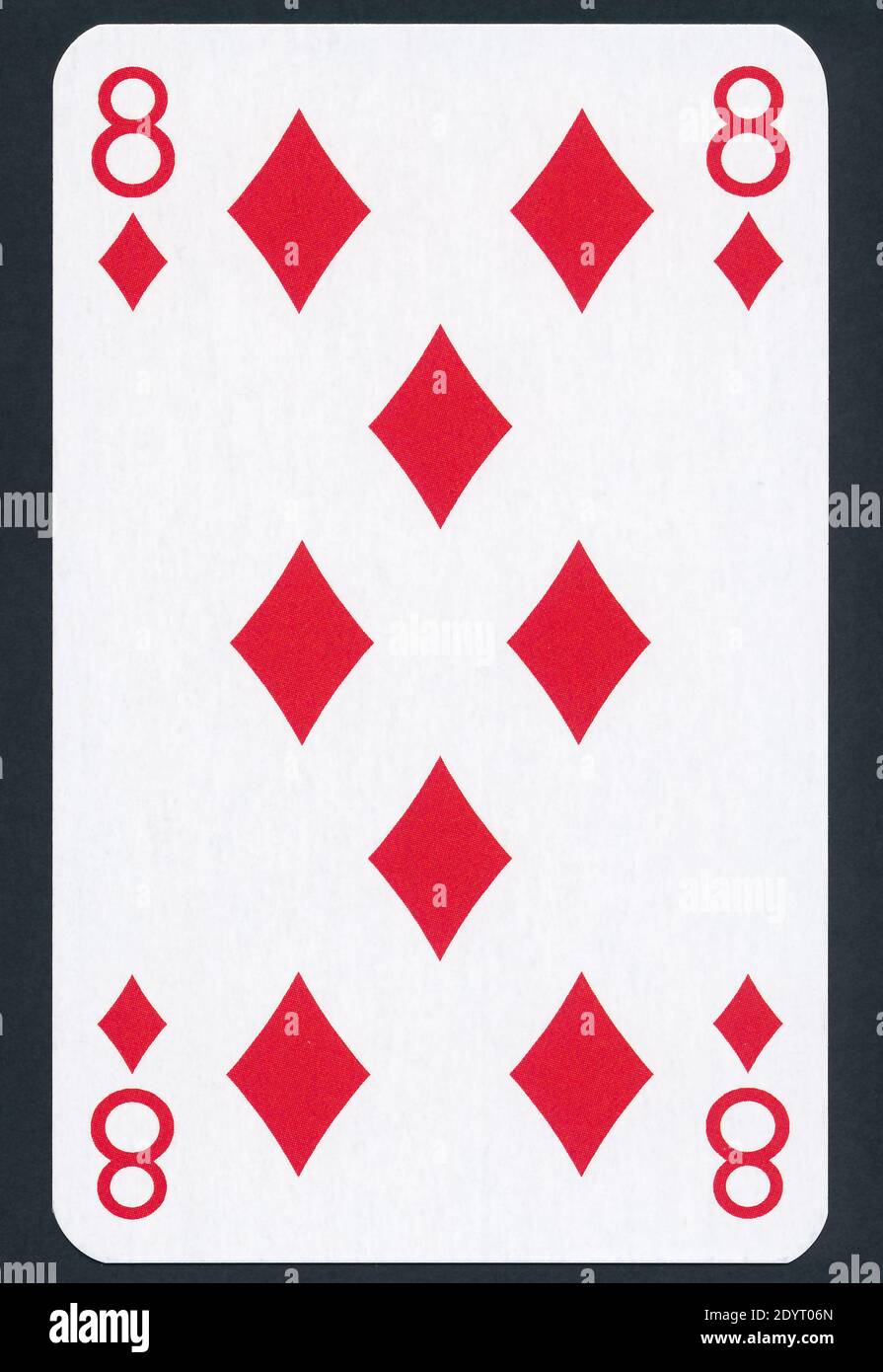 Playing cards of Diamonds suit isolated on black background - High ...