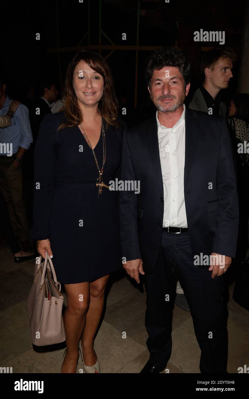 Daniela Lumbroso and Frederic Olivennes attending the annual press ...