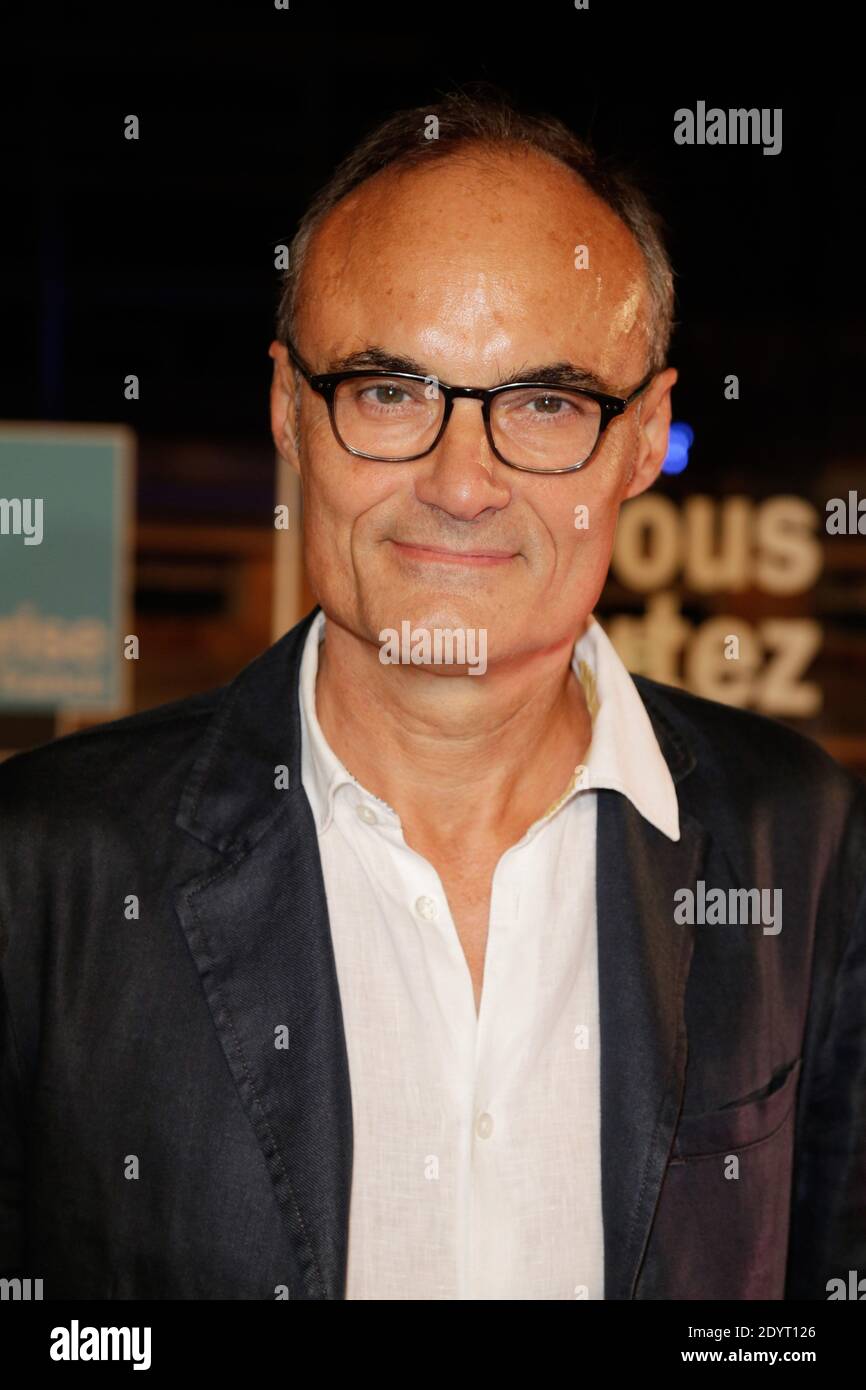 Philippe Val attending the annual press conference of Radio France held ...