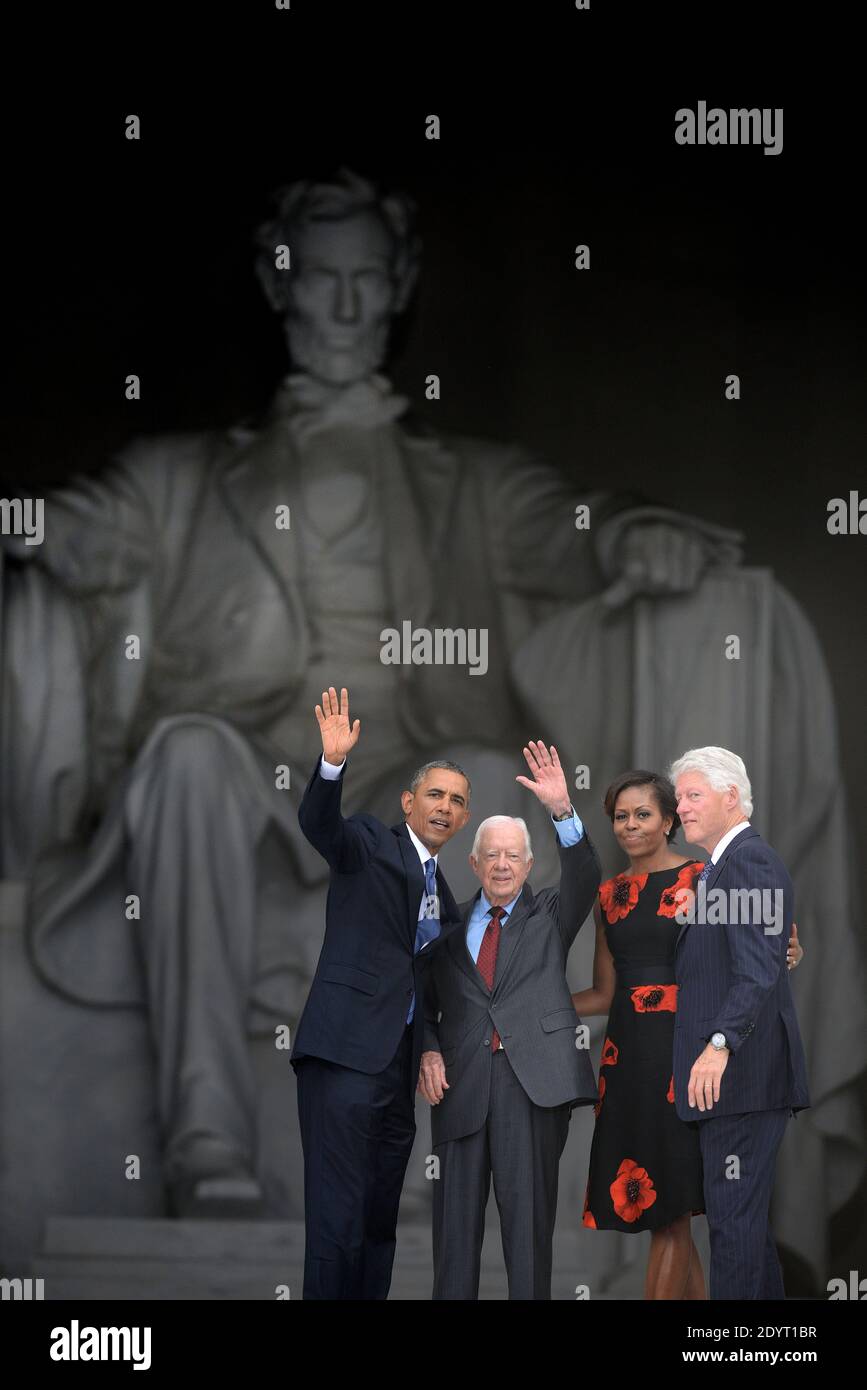 President Barack Obama , First Lady Michelle Obama , and former ...
