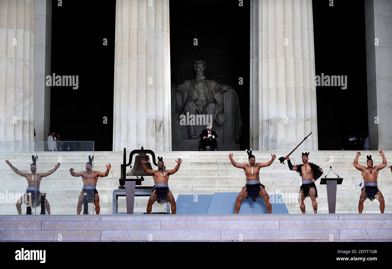 Dancers from Destiny Church , New Zealand perform traditional maori ...