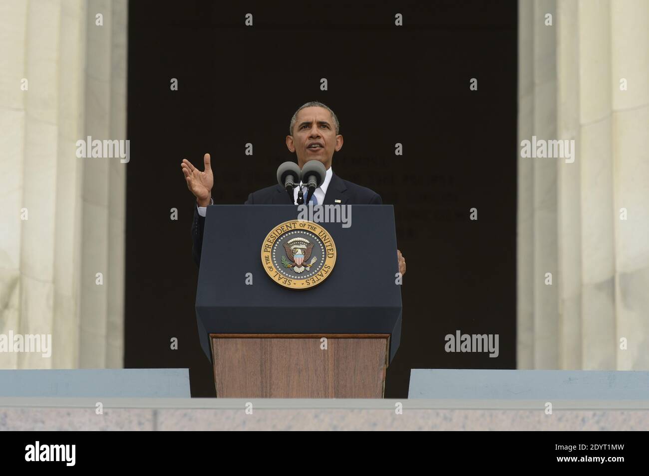 US President Barack Obama delivers remarks during the 'Let Freedom Ring ...
