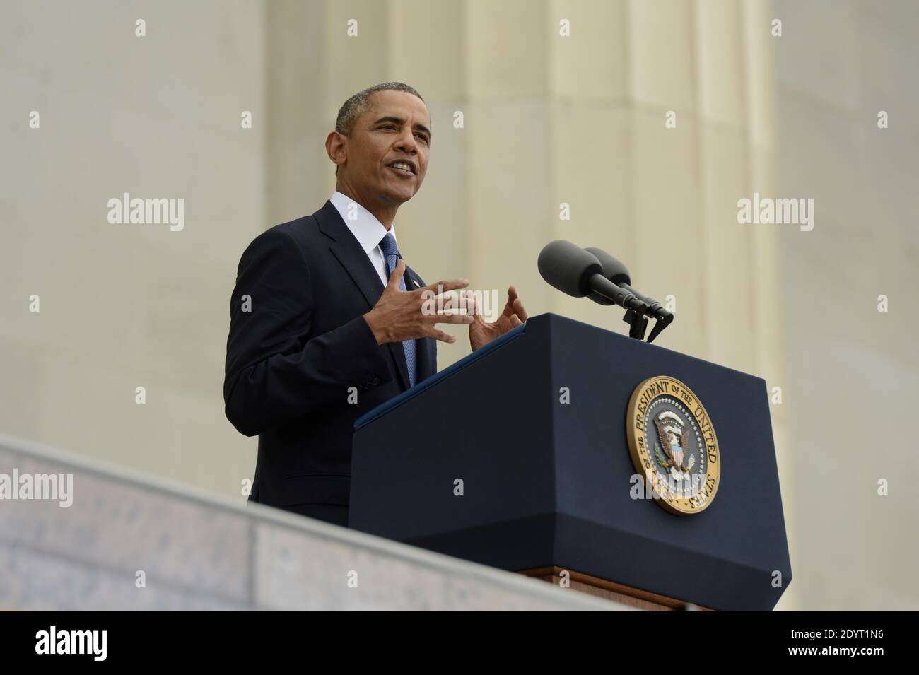 US President Barack Obama delivers remarks during the 'Let Freedom Ring ...