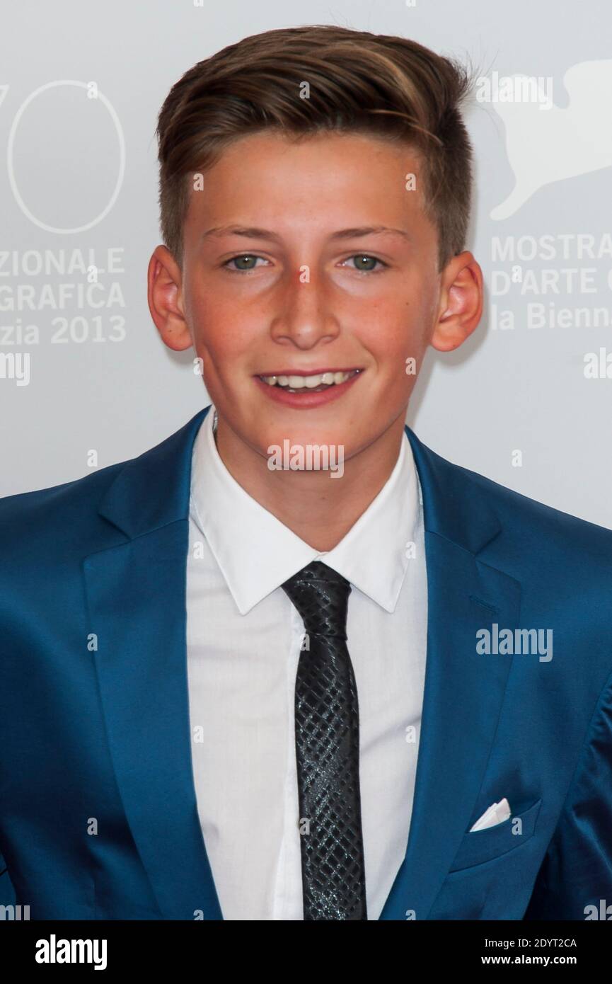 Levin Liam attending the 'Wolfskinder' photocall during the 70th Venice ...