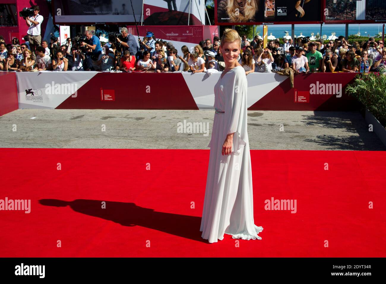 German actress Alexandra Finder attending the premiere of 'The Police ...