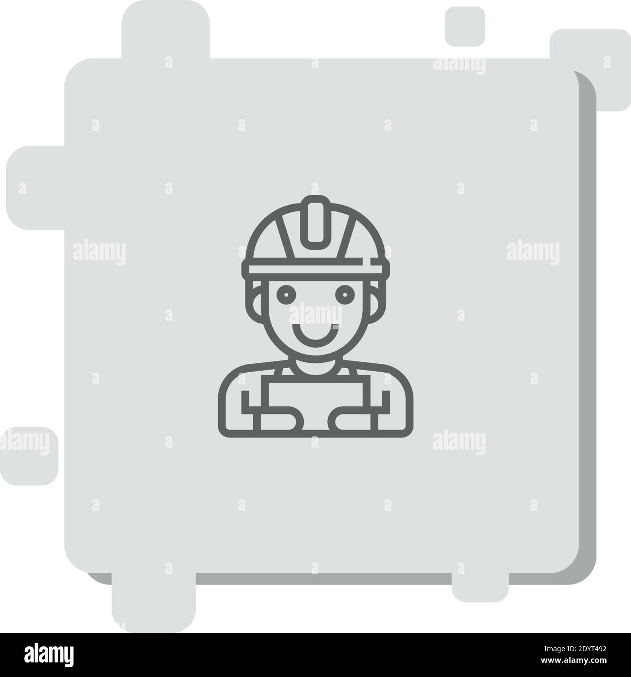 engineer vector icon modern simple vector illustration Stock Vector ...
