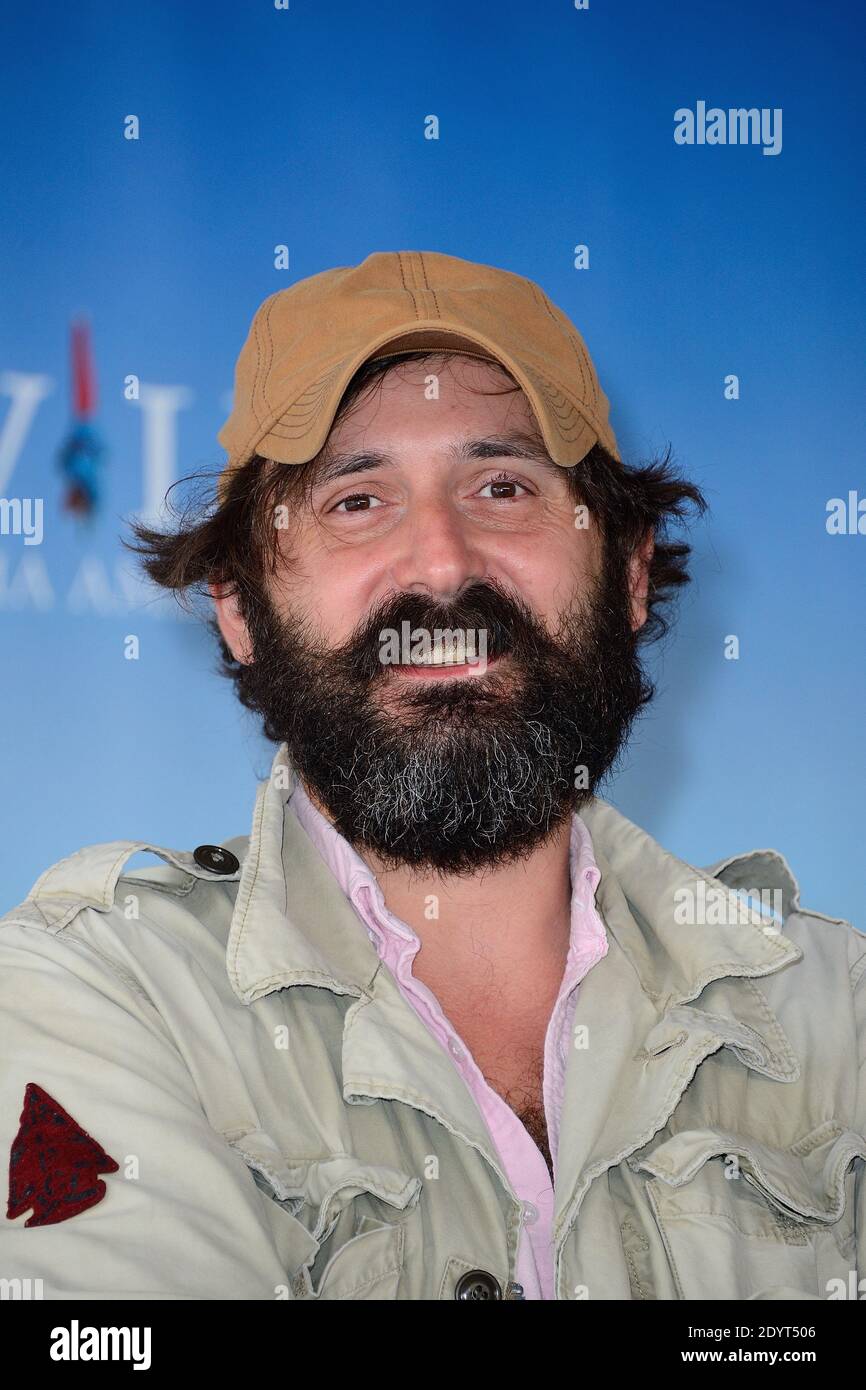 Quentin Dupieux posing at the photocall for the film Wrong Cops as part ...