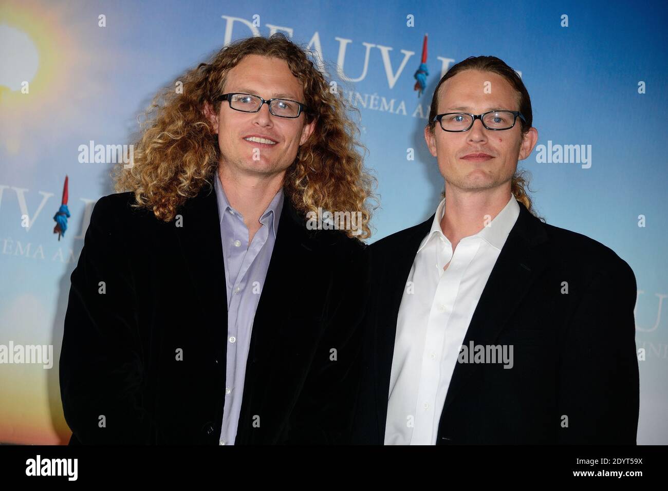 Noah Miller and Logan Miller pose at the photocall for the film Sherif ...
