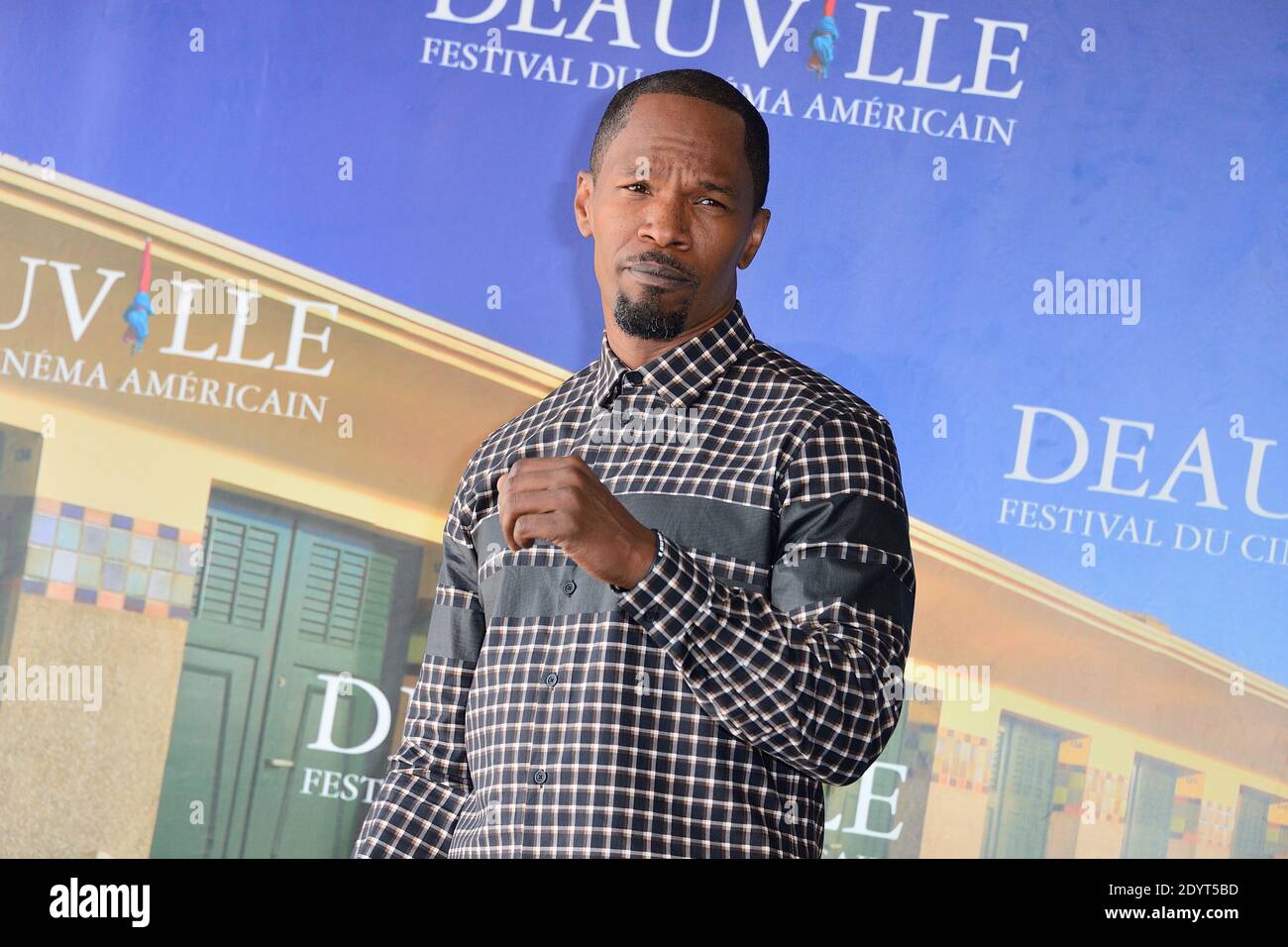 Jamie Foxx posing at the White House Down photocall as part of the 39th ...