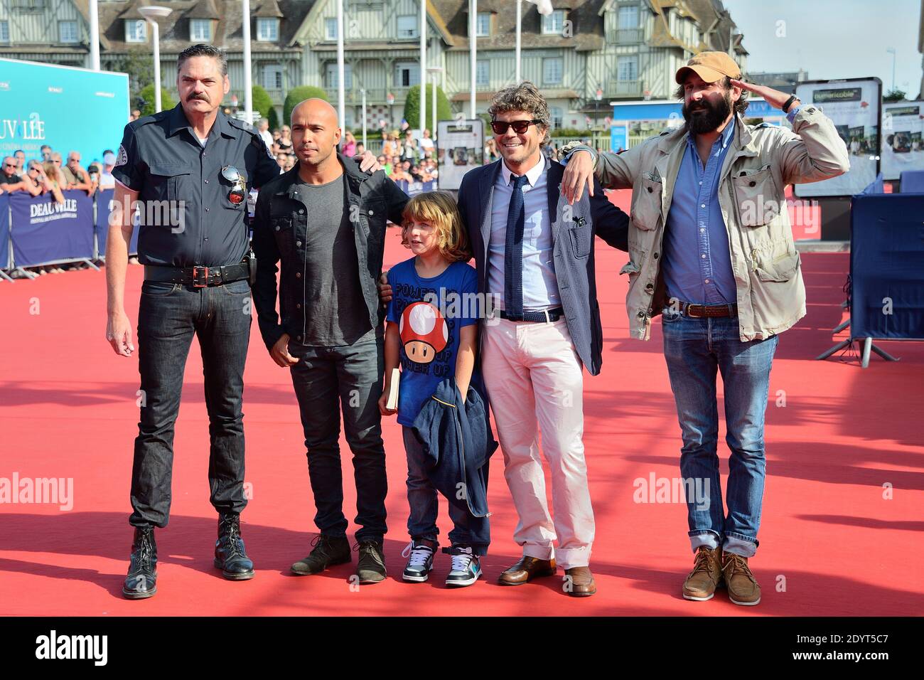 Mark Burnham, Eric Judor, Gregory Bernard and Quentin Dupieux attending ...