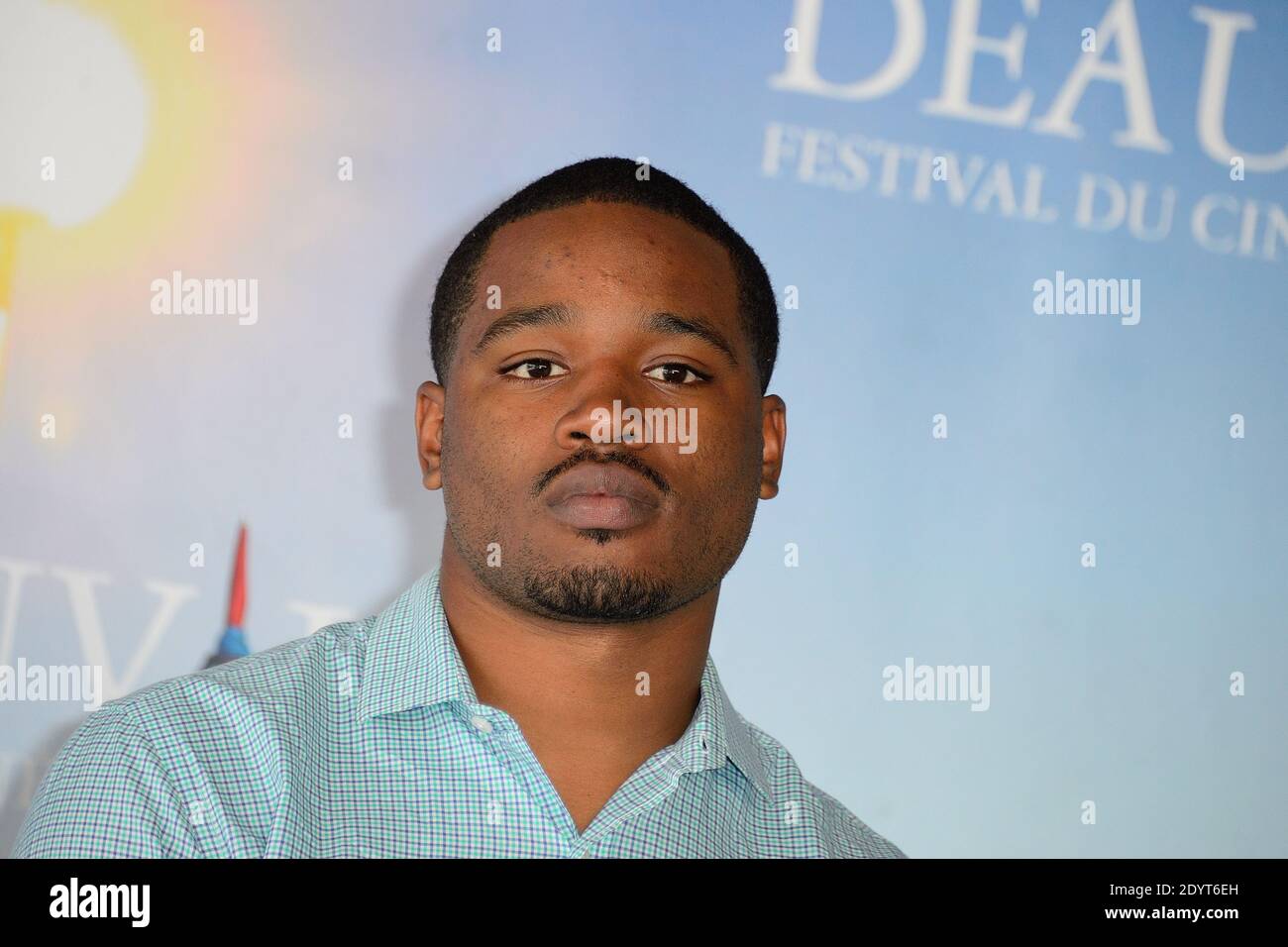 Ryan Coogler posing at the Fruitvale station photocall as part of the ...