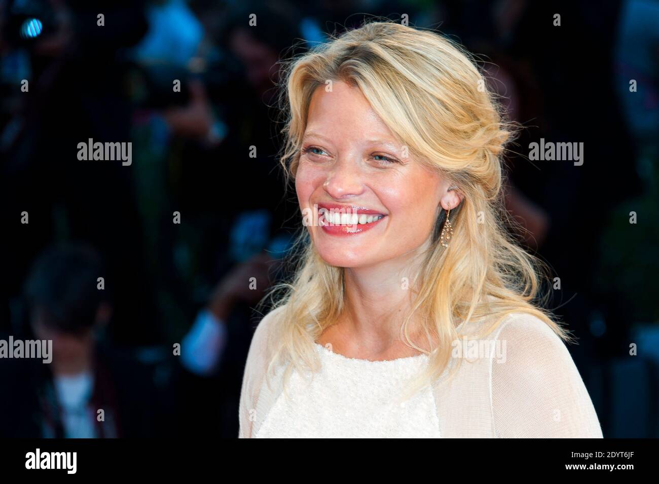 Melanie Thierry attending the premiere for the film The Zero Theorem as ...