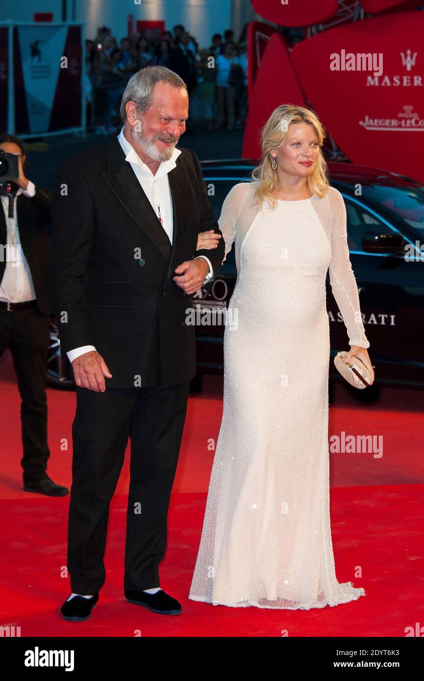 Melanie Thierry and Director Terry Gilliam attending the premiere for ...