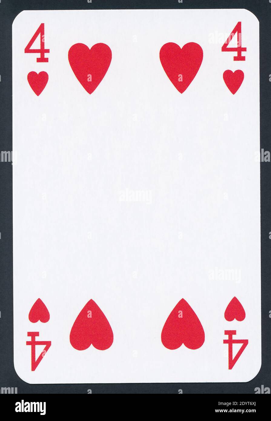 Playing cards of Hearts suit isolated on black background - High ...
