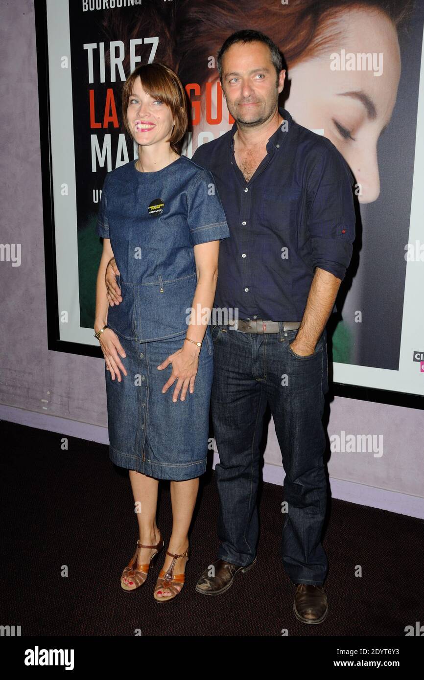 Cedric Kahn and Axelle Ropert attending the premiere of 'Tirez la ...