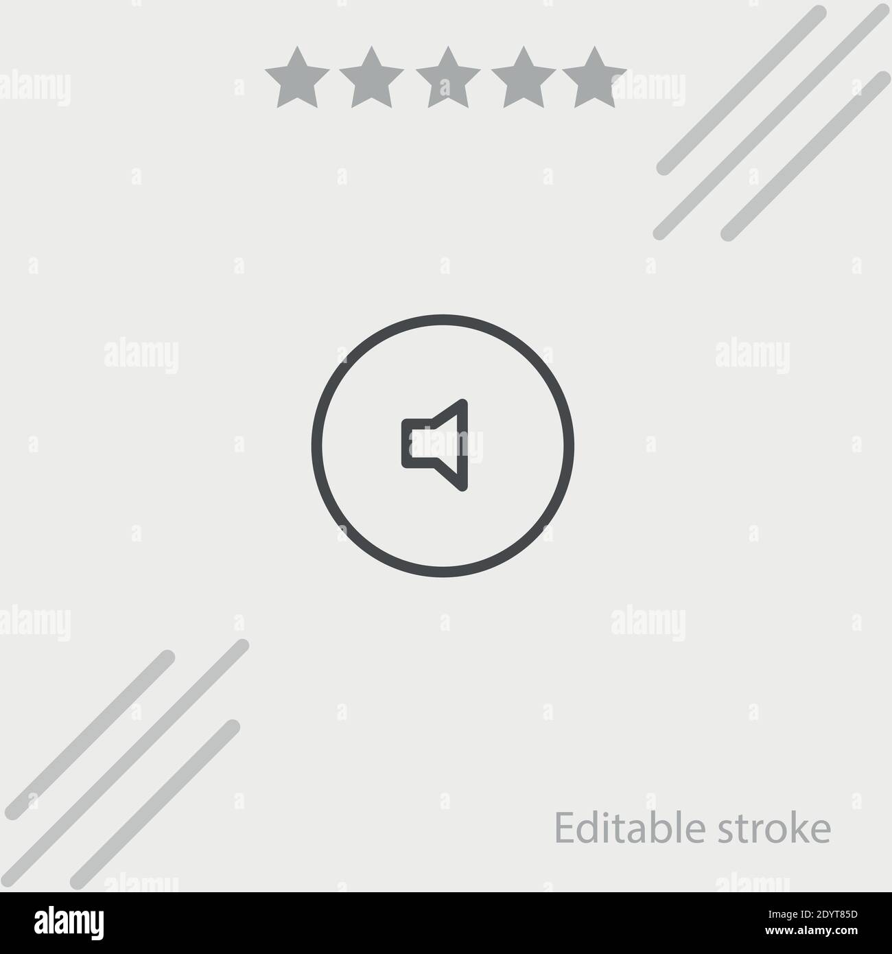 mute button vector icon modern simple vector illustration Stock Vector ...