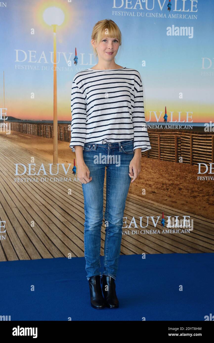 Amy Grantham posing at the Lily photocall as part of the 39th Deauville ...
