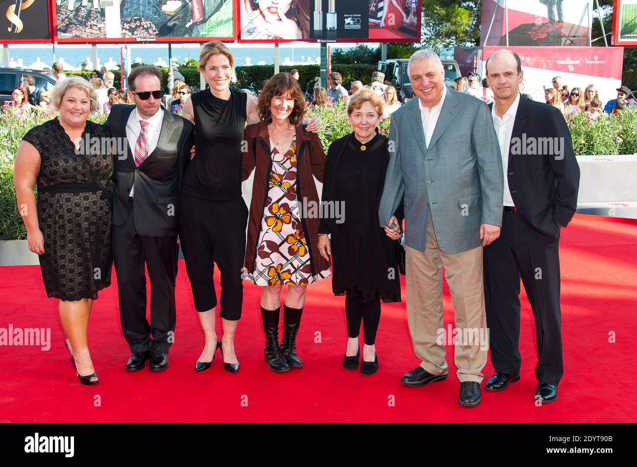 Producer David Diliberto, guest, executive producer Molly Thompson ...