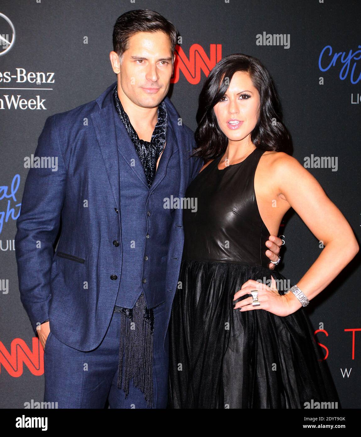 Joe manganiello and bridget peters hi-res stock photography and images ...