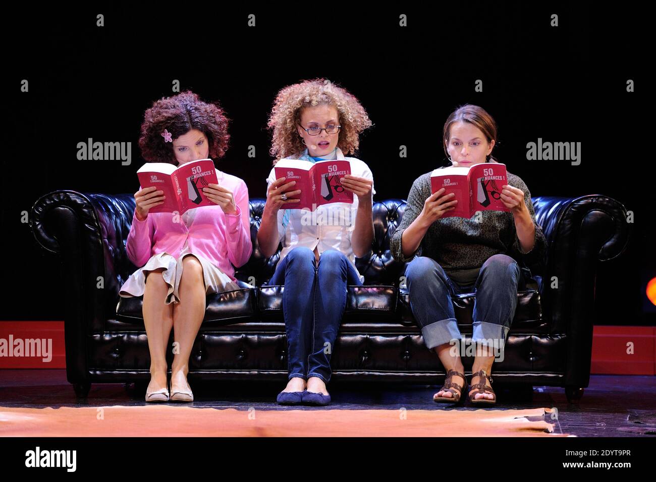 Isabelle Turschwell, Virgine Bracq, Caroline Devismes performing the ...