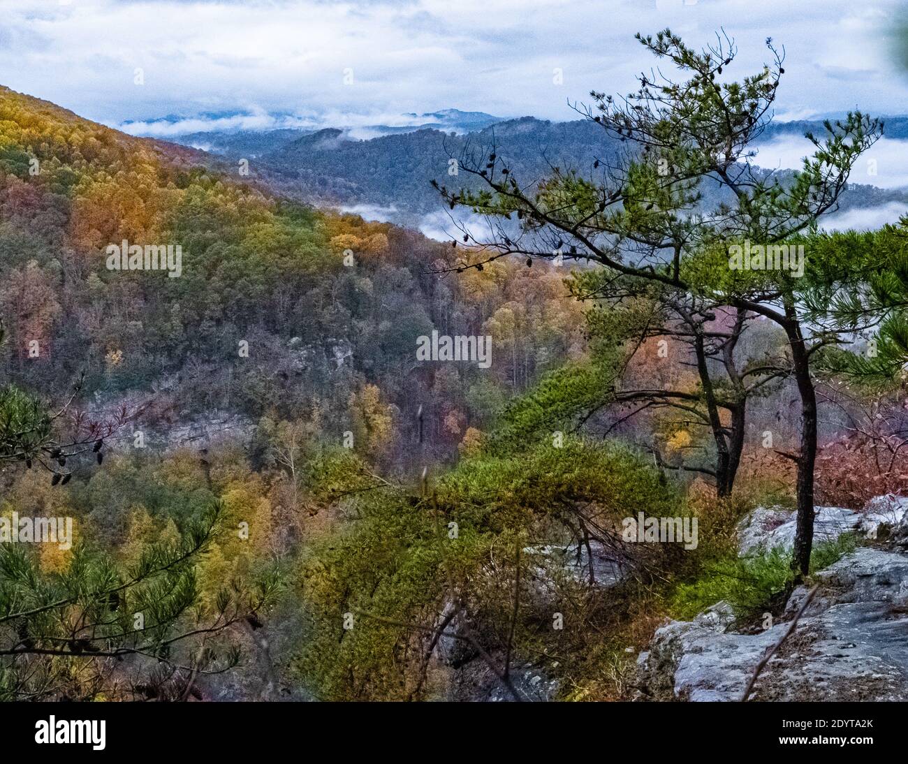 Fall Color Breaks Interstate Park Virginia Stock Photo - Alamy