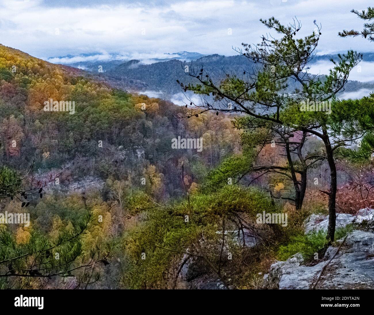 Fall Color Breaks Interstate Park Virginia Stock Photo - Alamy