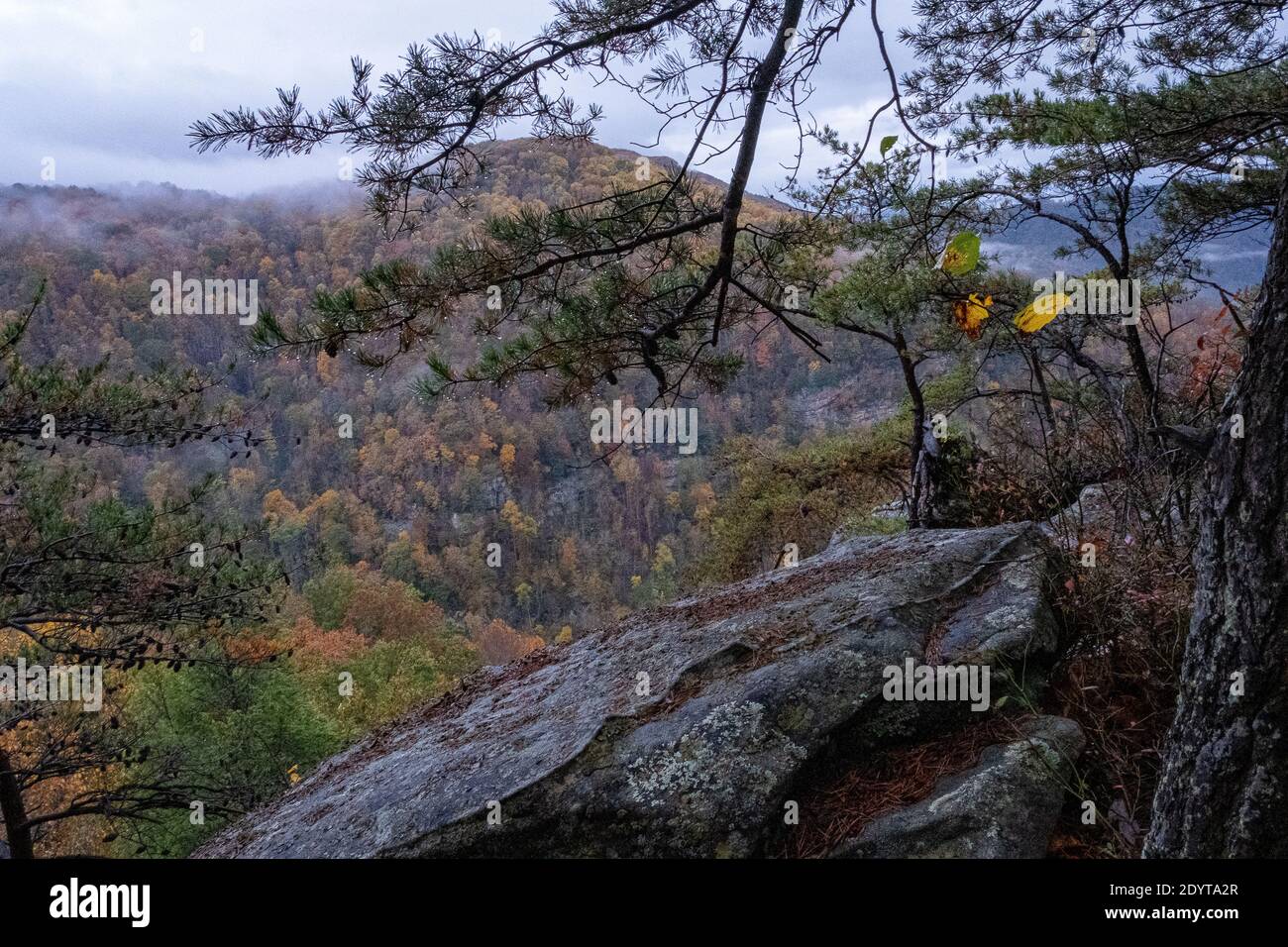 Fall Color Breaks Interstate Park Virginia Stock Photo - Alamy