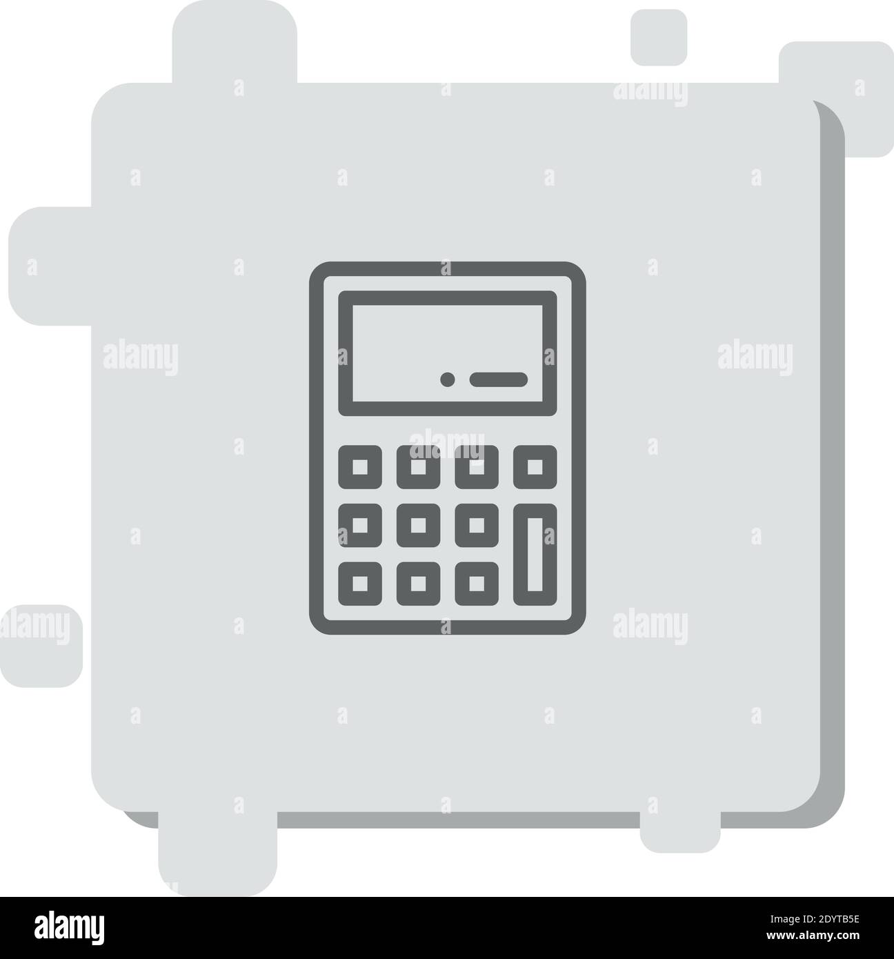 calculator vector icon modern simple vector illustration Stock Vector ...
