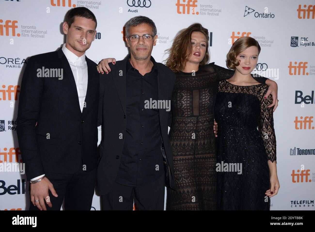 Benjamin Siksou, Abdellatif Kechiche, Adele Exarchopoulos and Lea ...