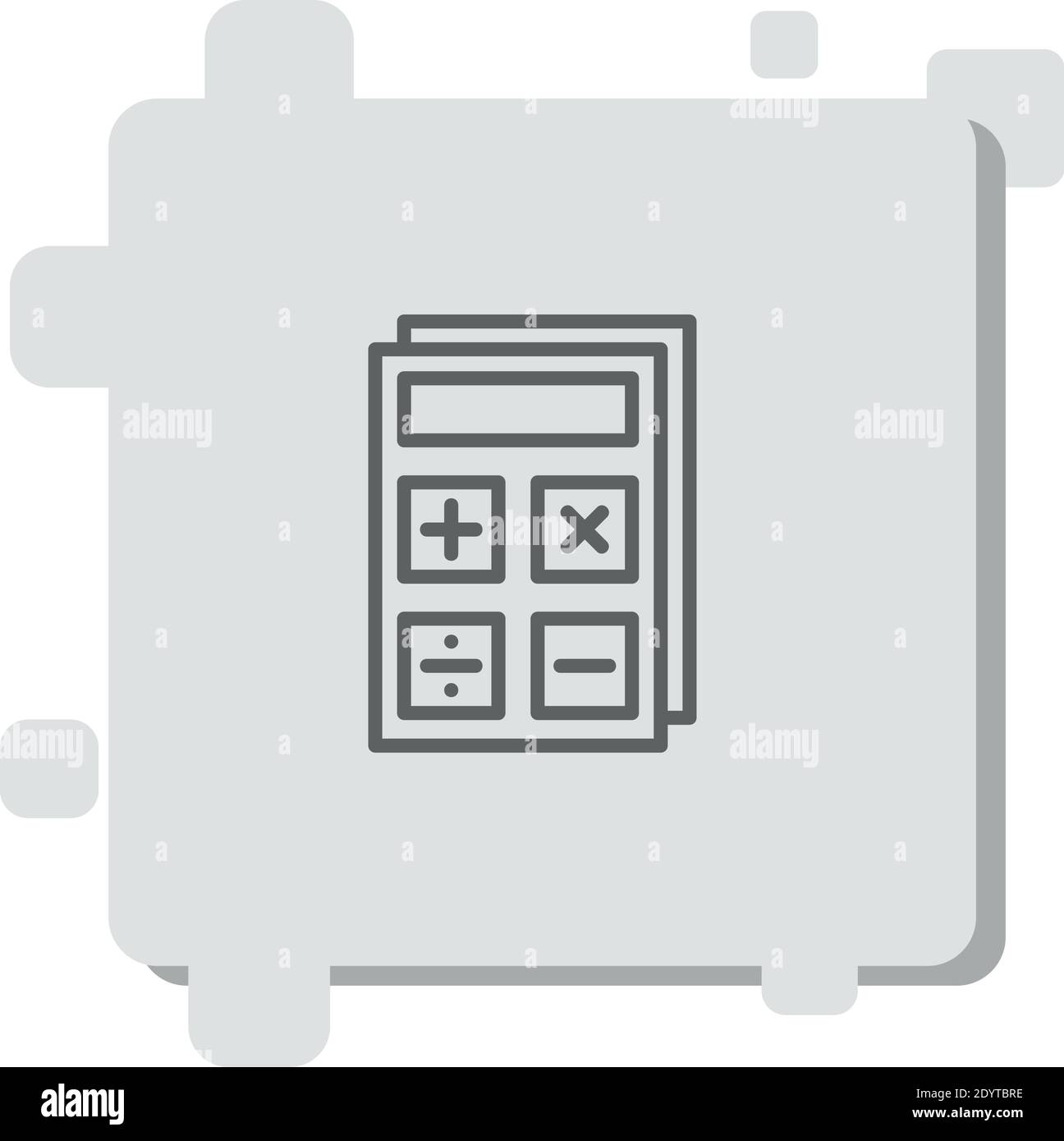 mathematics vector icon modern simple vector illustration Stock Vector ...