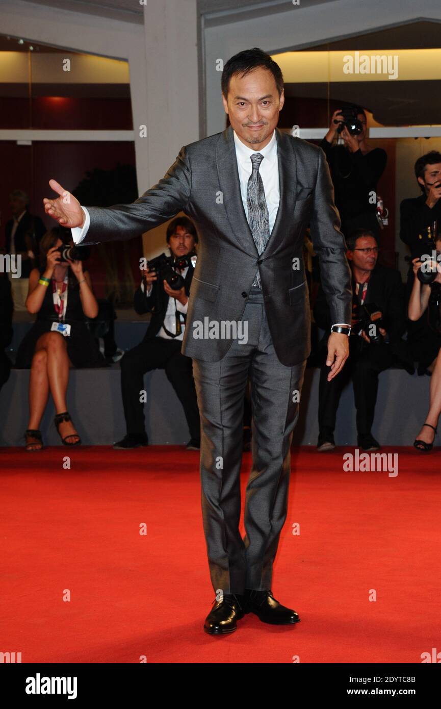 Actor Ken Watanabe attending the premiere for the film Unforgiven as ...