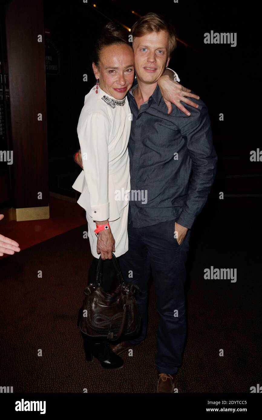 Dominique Frot and Alex Lutz attending the premiere of Soda Saison ...