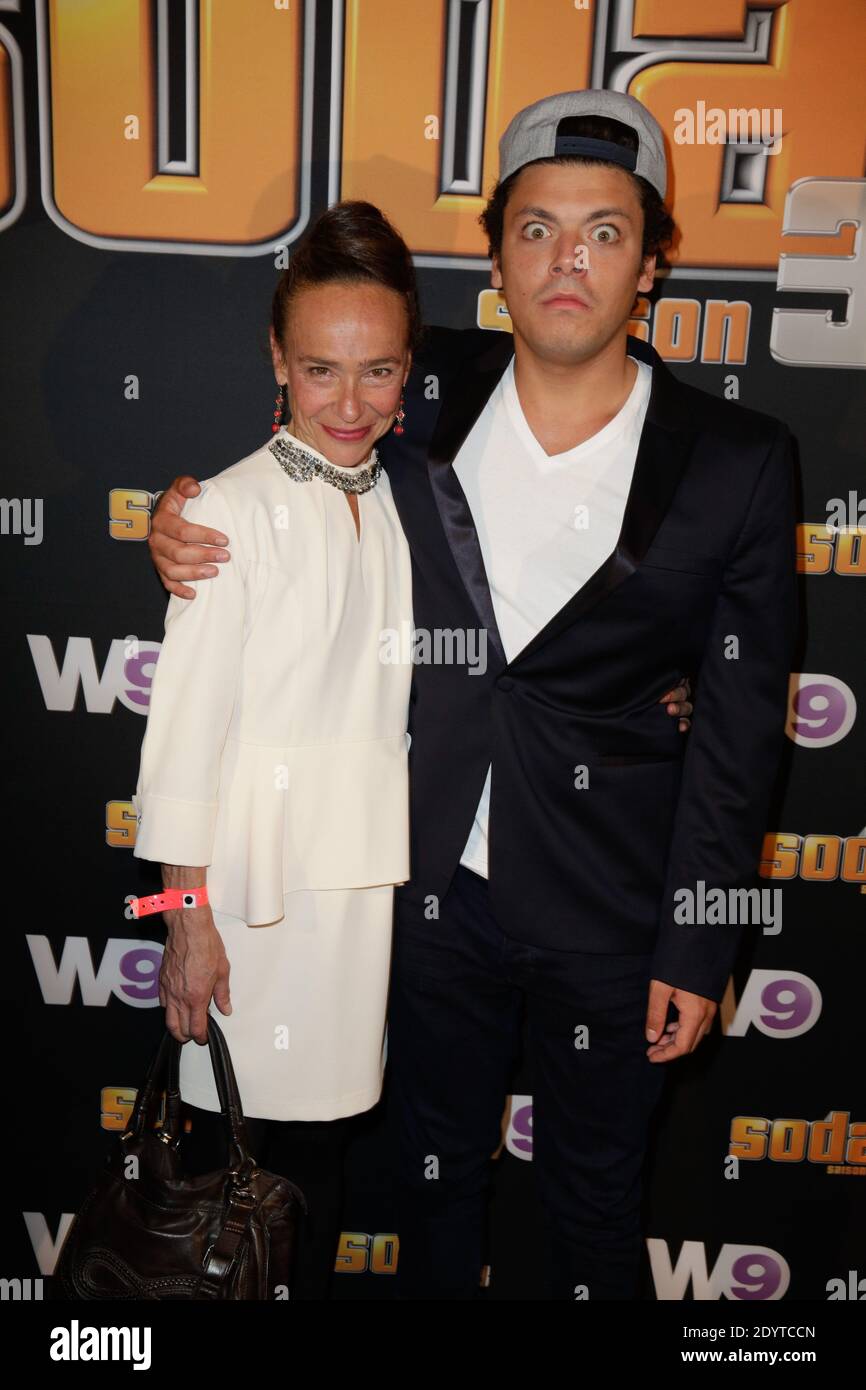 Dominique Frot and Kev Adams attending the premiere of Soda Saison ...