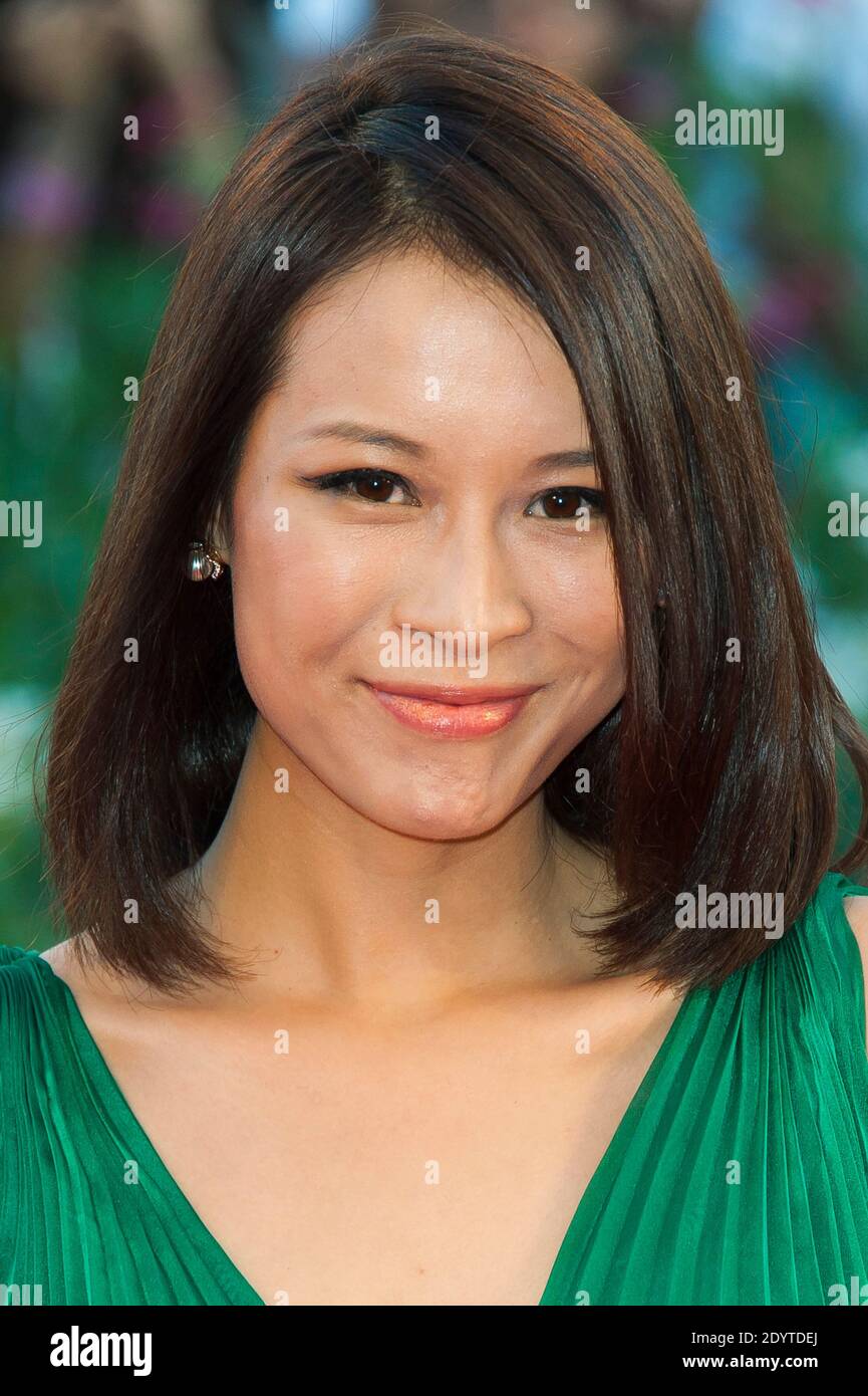 He Wenchao arriving at the closing ceremony of the 70th Venice ...