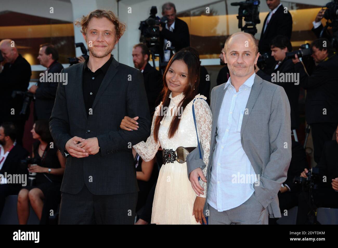 Director Amiel Courtin-Wilson, actress Sang Malen and director Michael ...