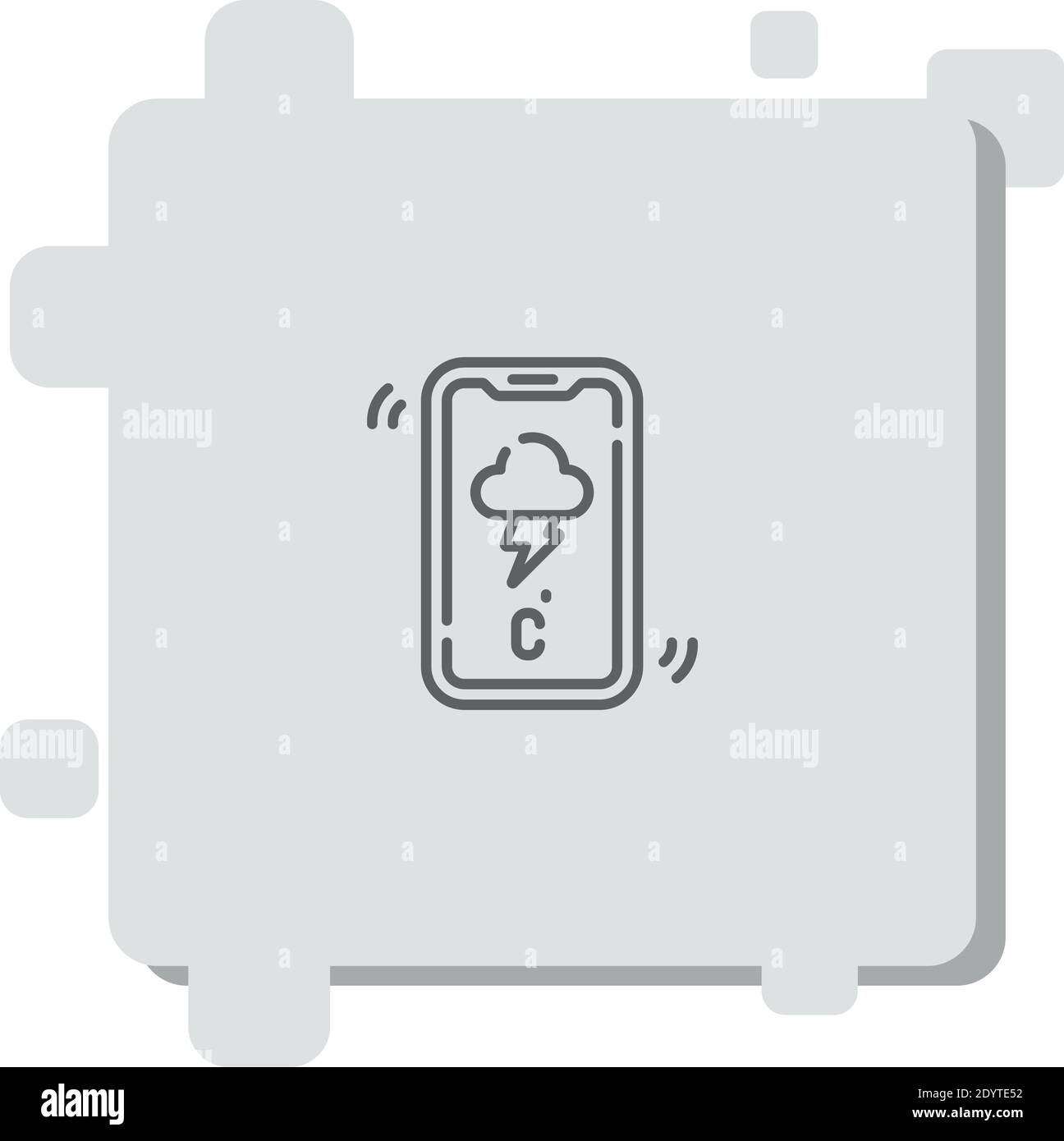 forecast vector icon modern simple vector illustration Stock Vector ...